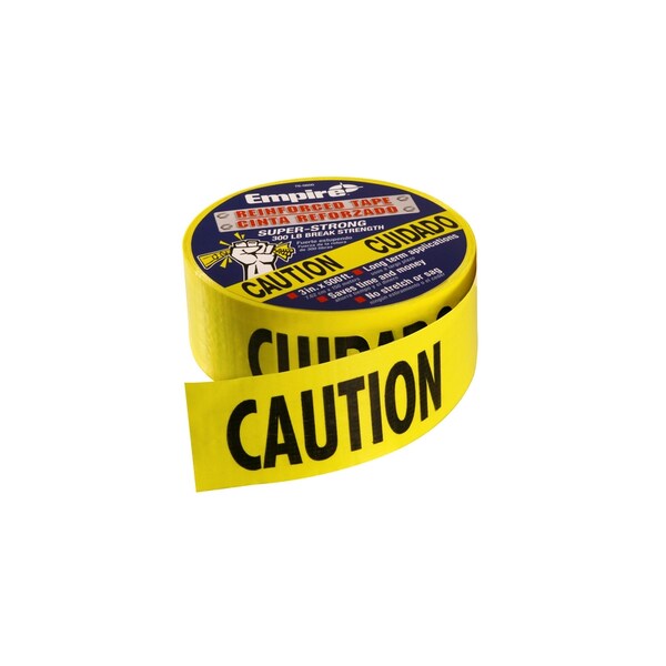 Milwaukee Tool 500 FT. REINFORCED YELLOW, BARRICADE TAPE -, CAUTION/CUIDADO 76-0600 | Zoro